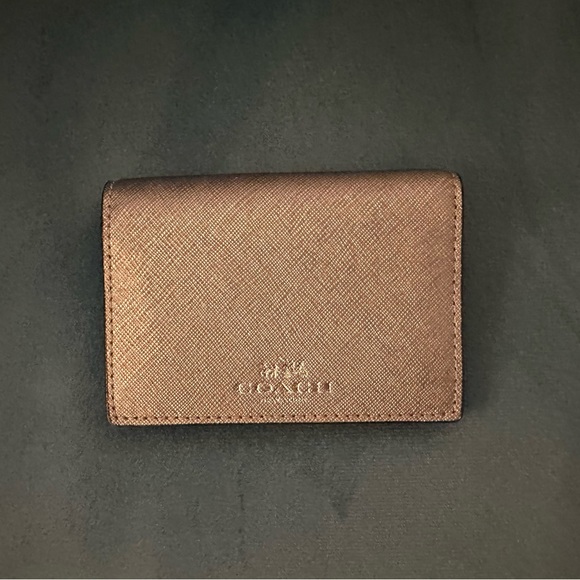 Coach | Accessories | Coach Womens Metallic Silver Wallet Vintage ...